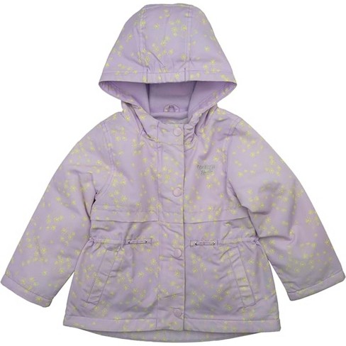 Oshkosh B'gosh Little Girls Midweight Fleece Transitional Jacket, Lilac ...