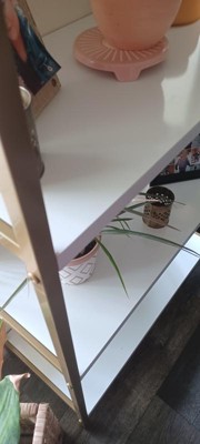 72" Loring 5 Shelf Ladder Bookshelf Vintage Oak - Threshold™ : Target