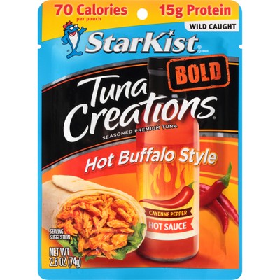 Starkist Tuna Creations Bold Hot Buffalo Style Pouch - 2.6oz : Target