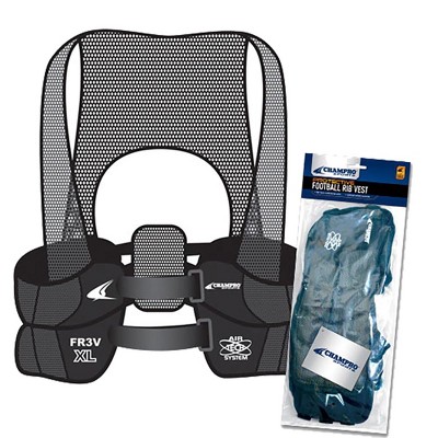 Champro Youth Air Tech 3 Rib Vest Sm Black : Target