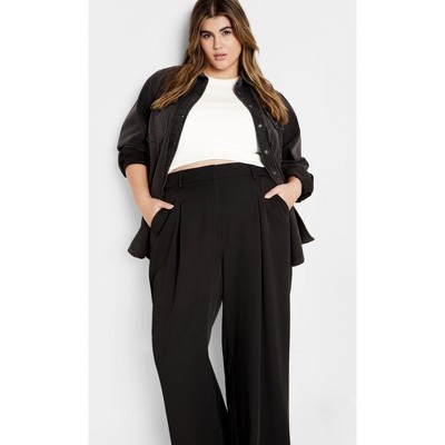 City Chic | Women's Plus Size Jordan Pant - Black - 22w : Target