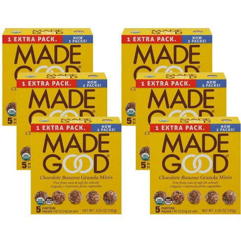 Made Good Chocolate Banana Granola Minis - Case Of 6/5 Pack, .85 Oz ...