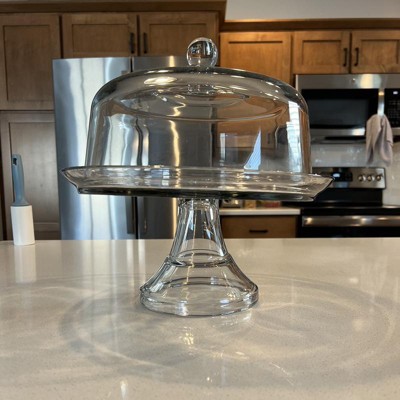 Classic Glass Cake Stand With Dome - Threshold™ : Target