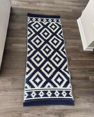 Playa Rug 4'x6' Milan Recycled Plastic Indoor Outdoor Floor Mat Red And ...