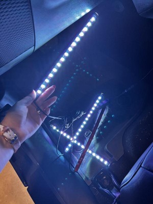 Monster 4pk Bluetooth Led Light Strips For Car : Target