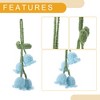 Unique Bargains Cotton Linen Fabric 4 Lily of the Valley Flowers Car ...