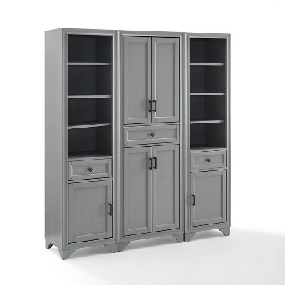 3pc Tara Pantry Set - Pantry And 2 Linen Cabinets - Crosley : Target