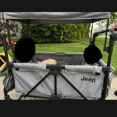 Jeep Wrangler Stroller Wagon With Included Car Seat Adapter By Delta ...