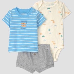 Carter's Just One You® Baby Boys' 3pc Goldfish T-Shirt with Bodysuit ...