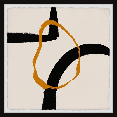 HomeStock 19 in. L x 19 in.W Framed Portrait Digital Art For Wall Art ...
