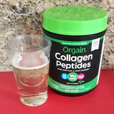 Orgain Unflavored Collagen Peptide Powder For Hair Skin Nail And Joint ...