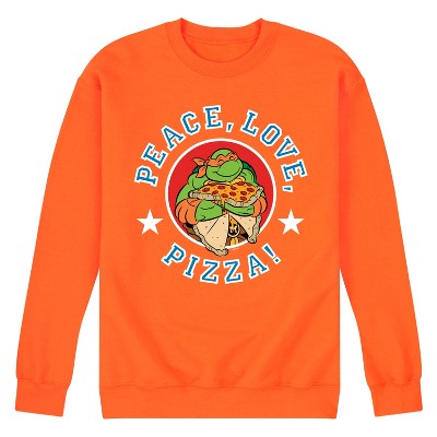 Men's - Teenage Mutant Ninja Turtles - Peace Love Pizza Graphic Fleece ...