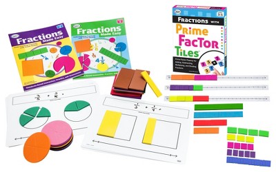 Didax Write-on/wipe-off Fraction Mats, Set Of 10 : Target