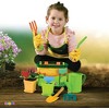 Kids Gardening Tool Set 12 Pcs - Kids Gardening Tools With Shovel, Rake ...