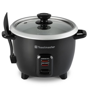 Toastmaster 10-cup Electric Rice Cooker (5 Cups Uncooked), Black : Target