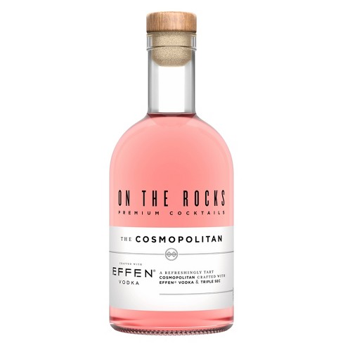 On The Rocks The Cosmopolitan Vodka Cocktail - 375ml Bottle : Target