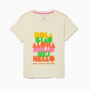 Rockets of Awesome Hola Rolled Cuff Tee for Girls : Target