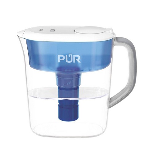 Pur Plus 11 Cup Water Pitcher Filtration System White/blue Ppt110wa ...