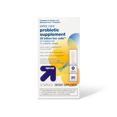 Brandclub - Daily Flora Probiotic Capsules - 30ct - up&up™