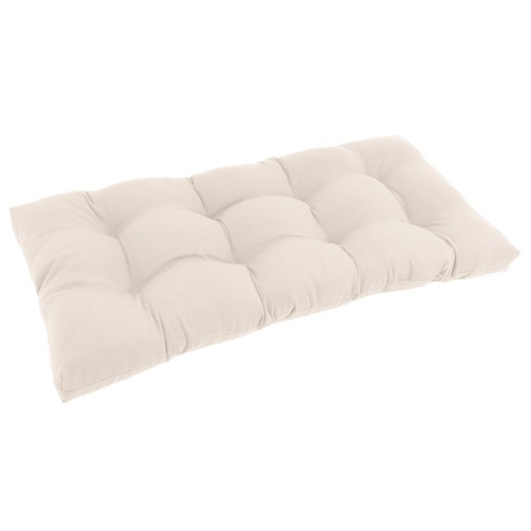 Blazing Needles Indoor Loveseat Cushions Natural : Target