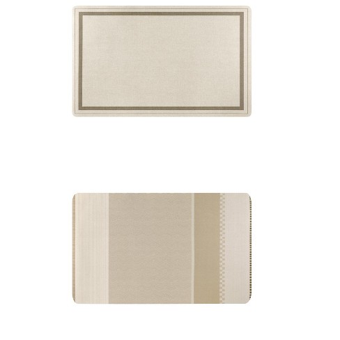 Unique Bargains 2 Pcs Modern Comfort Non-slip Absorbent Kitchen Mats ...