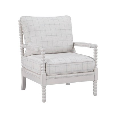Treasure Trove Accents Accent Chair Glade White/gray : Target