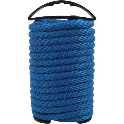 Koch 1/2 In. D X 35 Ft. L Blue Solid Braided Polypropylene Rope : Target