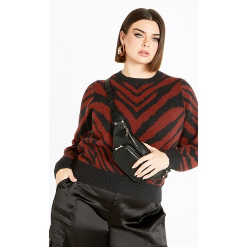 Women's Plus Size Freya Jumper - Black | City Chic : Target