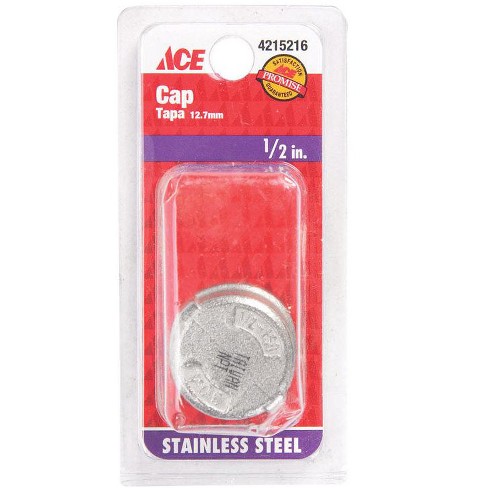 Smith-cooper 1/2 In. Fpt Stainless Steel Cap : Target