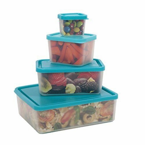Bentology Reusable Lunch Containers - Set Of 4 Microwave Safe, Meal ...