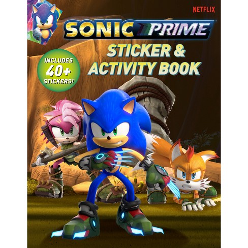 Sonic Prime Sticker & Activity Book - (sonic The Hedgehog) By Gabriella ...
