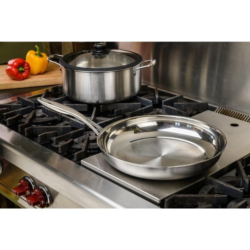 Frieling, Black Cube Stainless Fry Pan, 12.5" Dia., Satin : Target