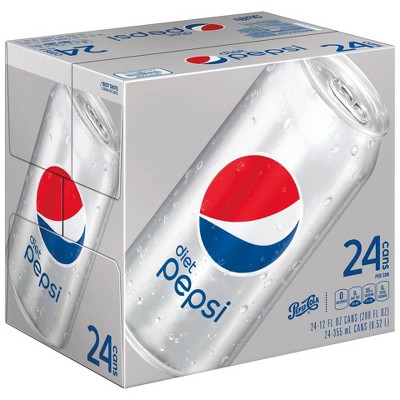 Diet Pepsi Soda - 24pk/12 Fl Oz Cans : Target