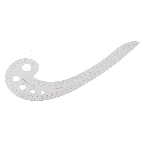 Unique Bargains Drawing Template Tool Comma-shaped Curve Ruler Silver ...
