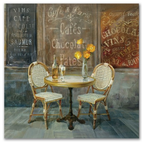 Courtside Market French Cafe 30x30 Gallery-wrapped Canvas : Target