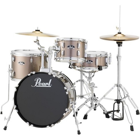 Pearl Roadshow 4-piece Jazz Drum Set Bronze Metallic : Target