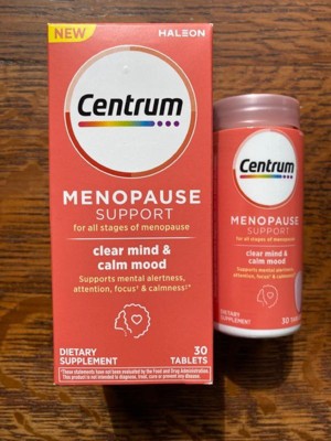 Centrum Menopause Support Clear Mind And Mood Vitamin Tablets - 30ct ...