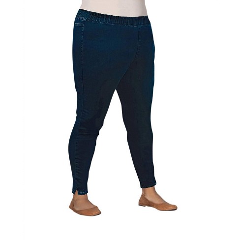 Women's Plus Size Premium High Rise Denim Jegging - On The Plus Side 1x ...