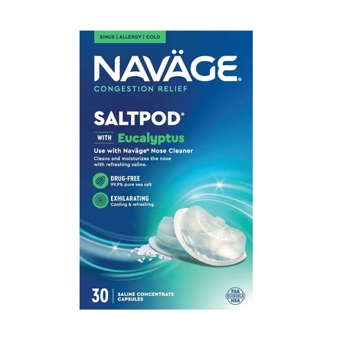 Navage Nasal Care Salt Pod - Eucalyptus - 30pk : Target