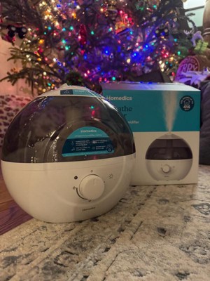 Homedics Top-fill Easy To Clean Ultrasonic Cool Mist Humidifier With ...