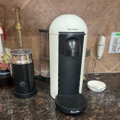 Nespresso Vertuoplus Single-serve Coffee Maker And Espresso Machine By Breville, White - Hearth ...