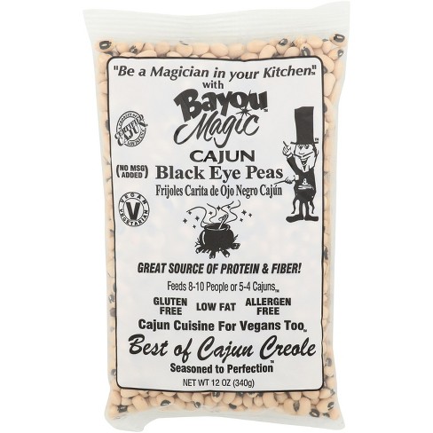 Bayou Magic Cajun Black Eye Peas - Case Of 12 - 12 Oz : Target