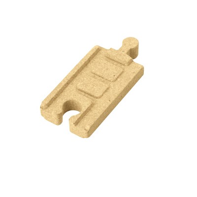 Plantoys| 3" One-lane Straight Track (20 Pcs/pack) - New/planwood : Target