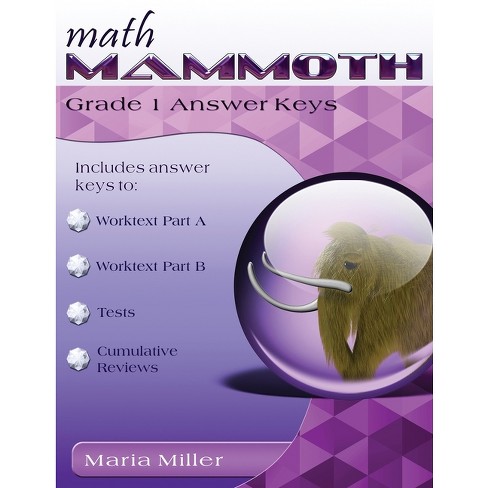 Math Mammoth Grade 1 Answer Keys - By Maria Miller (paperback) : Target
