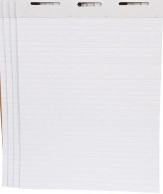 School Smart Ruled Flip Chart Paper, 34 X 27 Inches, 50 Sheets Each ...