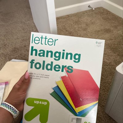 20ct Hanging File Folders Letter Size Multicolor - Up & Up™ : Target