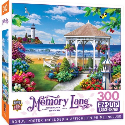 Masterpieces 300 Piece Ez Grip Jigsaw Puzzle - Oceanside View - 18"x24 ...