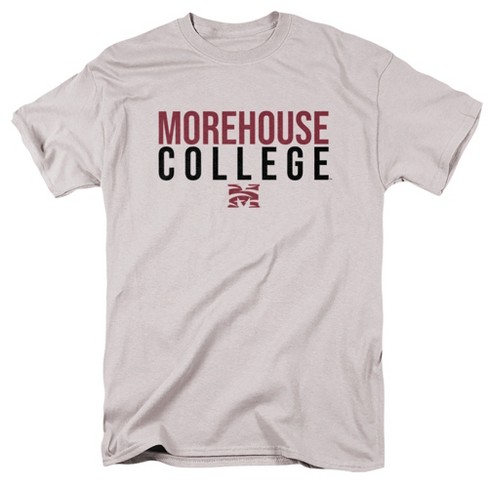 Campus Lab Morehouse College Official Stacked Adult T Shirt,silver, Large : Target