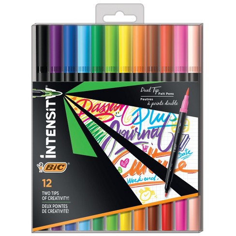 Bic 12ct Water Based Markers Intensity Dual Tip : Target