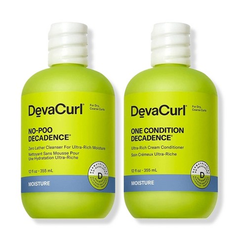 Devacurl No-poo Decadence Zero Lather Cleanser & One Condition ...